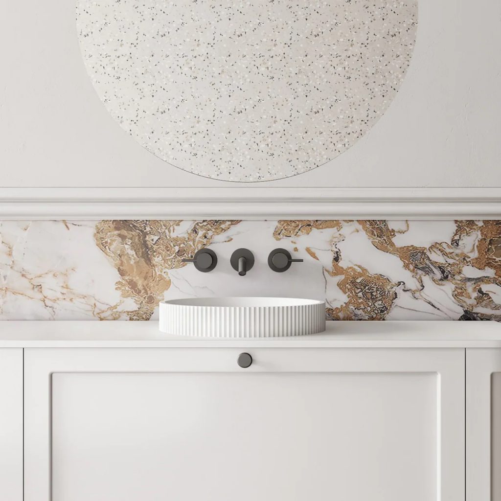 V-Groove Round Semi-Insert Basin - OTC Tiles & Bathroom