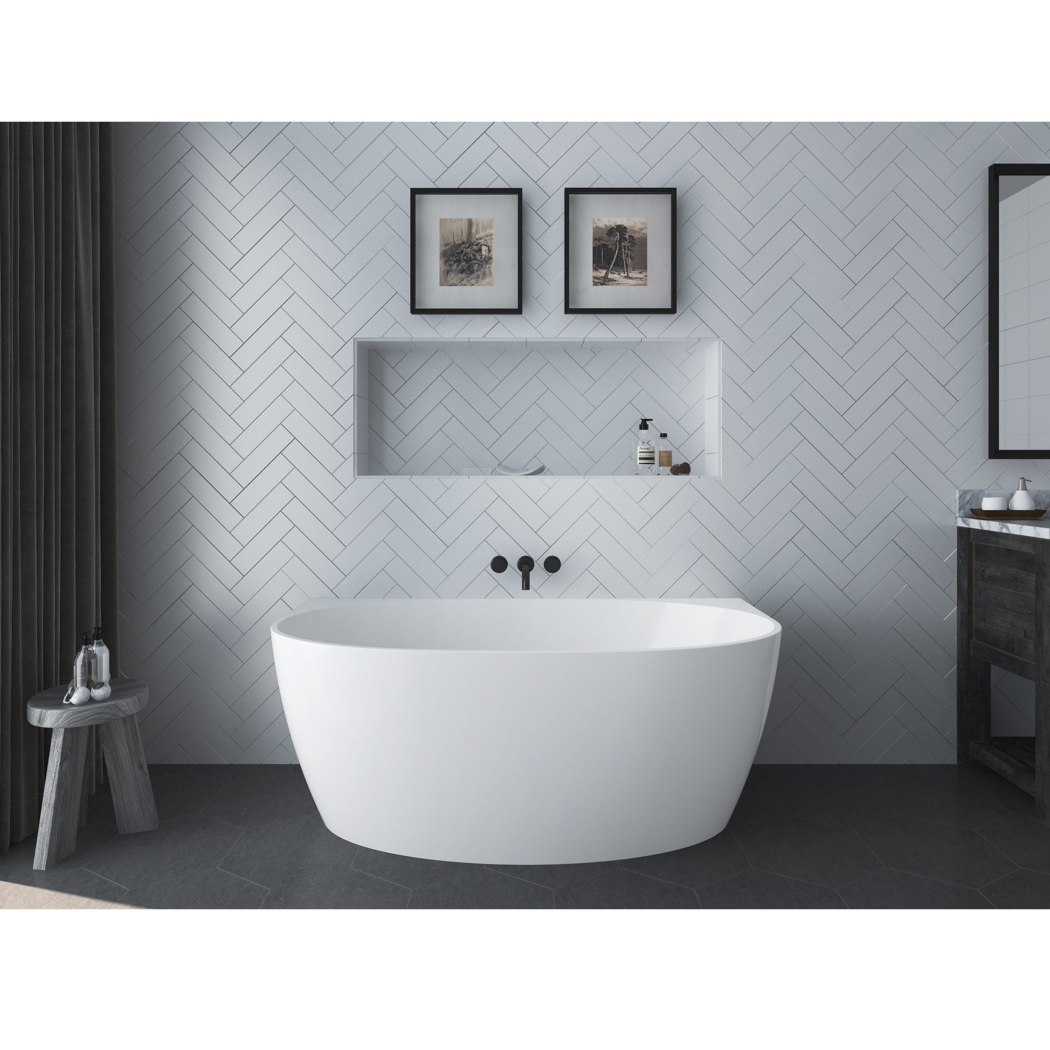space saving bath - OTC Tiles & Bathroom
